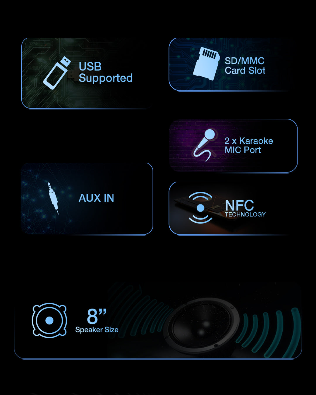 REBORN RB-95 - 2.1 Channel Multimedia Speakers – Audionic