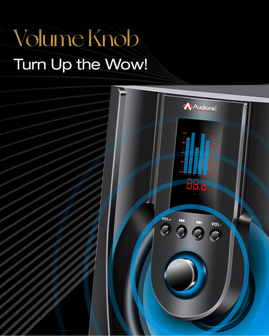 REBORN RB-95 - 2.1 Channel Multimedia Speakers – Audionic