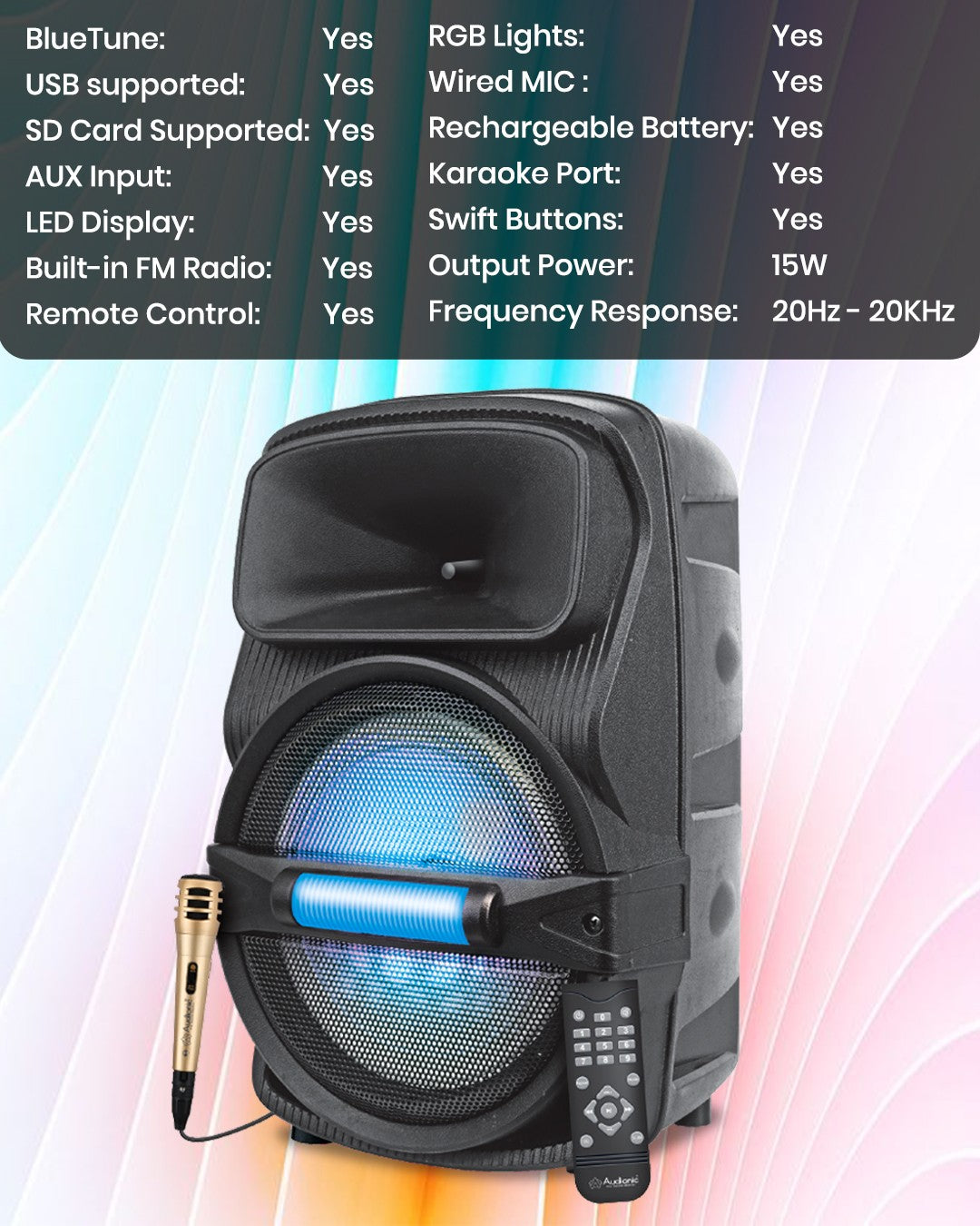 Audionic Classic Masti-85 Bluetooth Speaker