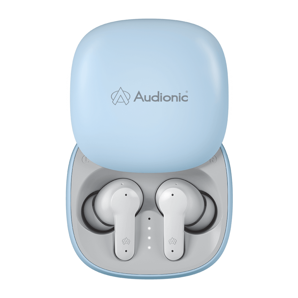 Audionic Airbud 550 Slide Earbuds l Slide Design Earbuds Quad Mic ENC